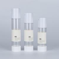 China Plastic AS Airless Pump Bottle 10ml to 120ml for Skin Care Cosmetics Packaging for sale