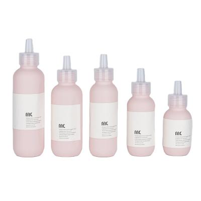 China Liquid PE Squeeze Dropper Bottle 60ml 80ml 100ml 120ml 150ml for Hair and Body Care for sale