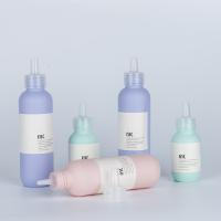 China Screen Printing Round Bottle for 60ml 80ml 100ml 120ml 150ml HDPE Plastic Liquid Packaging for sale