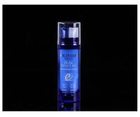 China 25ml 50ml Color Cosmetic Airless Bottle AS Double Inner Bottle Luxury Emulsion Pump for sale