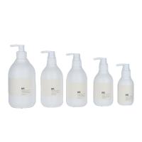 China Round PE Shampoo Bottle 100ML to 500ML Screen Printing Hand Wash Bottle for sale