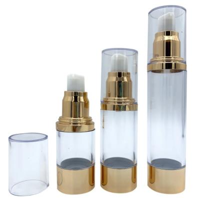 China PP Material 15ml 30ml 50ml Airless Pump Bottle for Screen Printing Personal Care for sale