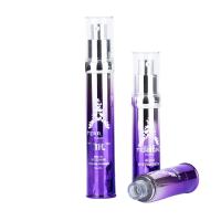 China Industrial Cosmetic 15ml 20ml 30ml Airless Pump Bottle with Screen Printing UV Crafts for sale