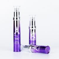 China Industrial Cosmetic 15ml 20ml 30ml Airless Pump Bottle with Screen Printing UV Crafts for sale