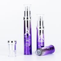 China Industrial Cosmetic 15ml 20ml 30ml Airless Pump Bottle with Screen Printing UV Crafts for sale