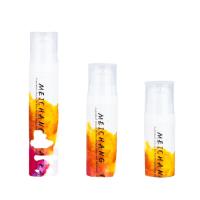 China PP White Airless Lotion Pump Bottle 5ml 10ml 15ml with Cap for Cosmetics for sale
