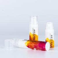 China PP White Airless Lotion Pump Bottle 5ml 10ml 15ml with Cap for Cosmetics for sale