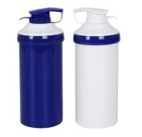 China 500ml Round Shape Plastic Lotion Pump Bottle Airless Bottle Innovative Airless Design for sale