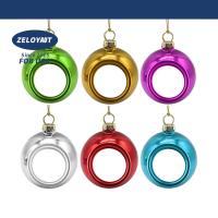 China ZELOYAUT 60g Dia 80mm Colorful Sublimation Christmas Ball Blanks Sublimation Blanks Christmas Ornaments for Christmas Tree Decor for sale