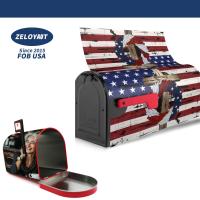 China ZELOYAUT Innovative Waterproof Polyester Magnetic Sublimation Mailboxes Cover with Magnetic Collection for Garden Decor for sale