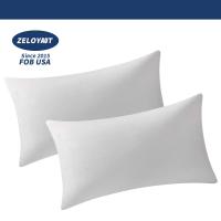 China Wholesale Custom Rectangle Pillowcase Blanks Pure White Short Plush with Heat Press Print for Home or Hotel Use for sale