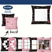 China ZELOYAUT Sublimation Blanks Little Heart Seat Cushion Multiple Pillow case with Comfort Short Plush Cushion Cover for Home Decor for sale