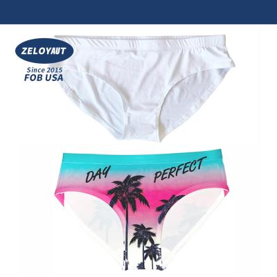 China ZELOYAUT  Sublimation Luxury High Quality Comfortable Women's Panties Underwear for Women Waist Underwear for sale