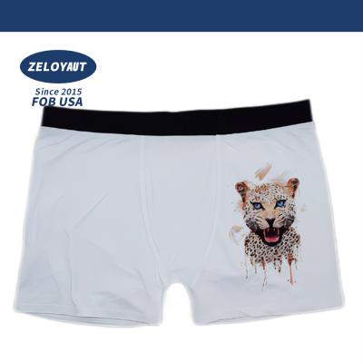 China ZELOYAUT High Elasticity Men's Underwear Comfortable Sublimation Blanks Male Panty Briefs Wholesale Boxer Novelty Gifts for sale