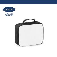 China Wholesale Sublimation Lunch Bags Custom Insulated Lunch Box Bag for Adult Heat Press Polyester  Lunch Bag for Kids School Office for sale