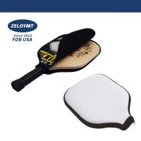 China ZELOYAUT Wholesale Sublimation Pickleball-Paddles Blank DIY Outdoor Pickleball Balls Outdoor Wooden Custom Graphic for sale