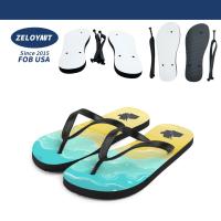 China Wholesale Sublimation Slippers for Summer, Sublimation Slide Sandals Blank Custom logo for Novelty Gifts for sale
