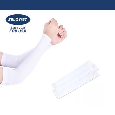 China Sublimation Sunburn Sleeves Summer Cooling Arm Sleeves for Sports UV Protection Breathable and Flexible Cool Dry for sale