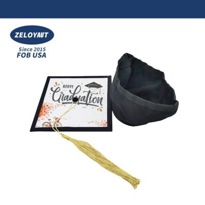 China Wholesale 2025 Graduation Season Souvenirs Gifts Hot Sales University Supplies Sublimation Blanks for Graduation Cap for sale