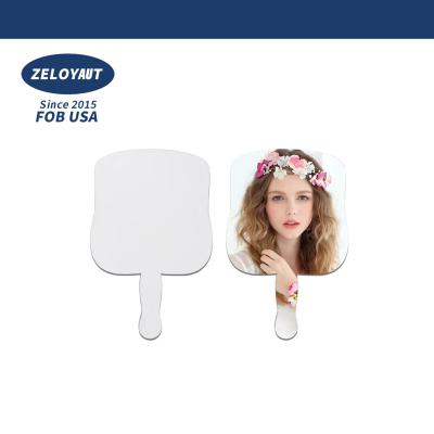 China Custom Sublimation MDF Fans Single Side Printing Personalized Logo for Graduation Christmas Halloween New Year for sale