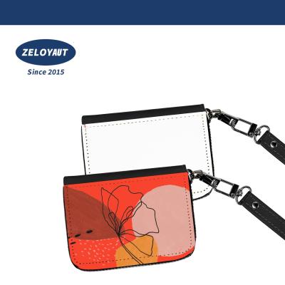 China Fashionable Waterproof PU Leather Women's Wallet Sublimation Design Lady Purse Novelty Gift for Girls for sale