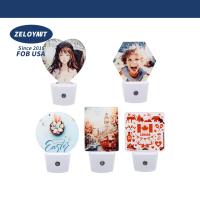 China Customizable 3D Acrylic Photo Frames Kids' Night Light Sensor Christmas Sublimation Night Light Blanks Heat Press Novelty Gifts for sale