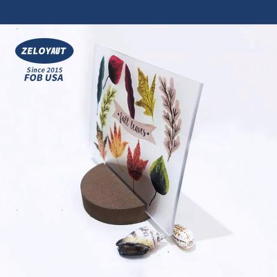 China Factory Direct Sublimation Acrylic Photo Frame Custom Home Decor Diy Craftwork for Business Gifts for sale