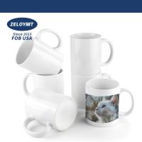 China ZELOYAUT Wholesale 11oz/15oz Ceramic Coffee Tea Mugs Custom Sublimation Promotional Business Gifts Personalized Blank Mugs for sale