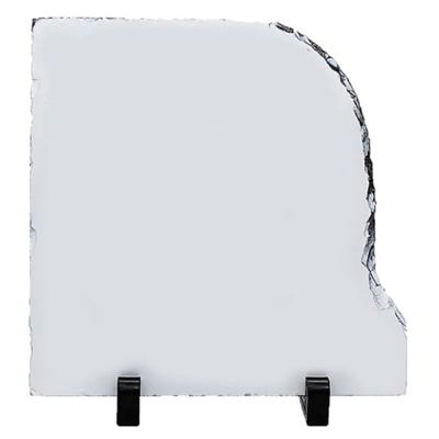 China In Stock, Right Contour 20x20cm Sublimation Rock Slate Custom Printing and Personalized Gifts, Glossy&Matte Finish Available for sale