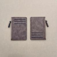 China Blank Laser Engravable Vegan PU Leather Card holder & Wallet for sale