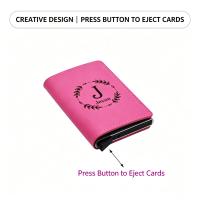 China Blank Laser Engravable Vegan PU Leatherette Card Holders
One-Touch Pop-out design, cash pocket & stainless steel inner tray, laserable blanks for CO2 laser & DIY engraving gifts for sale