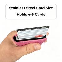 China Blank Laser Engravable Vegan PU Leatherette Card Holders
One-Touch Pop-out design, cash pocket & stainless steel inner tray, laserable blanks for CO2 laser & DIY engraving gifts for sale