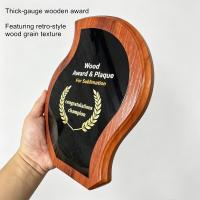 China ZELOYAUT Multi Styles Sublimation Wood Medal Blanks, Wood Trophy Blanks for Printing MDF Award Frame Crafts&Gifts Custom for sale