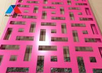 China PVDF Coated Aluminum Decorative Perforated Panel for Exterior Wall Cladding 3mm for sale