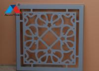 China Aluminum Wall Partition Panels 2mm Thickness PVDF Coating Decorative Metal Wall Tiles for sale