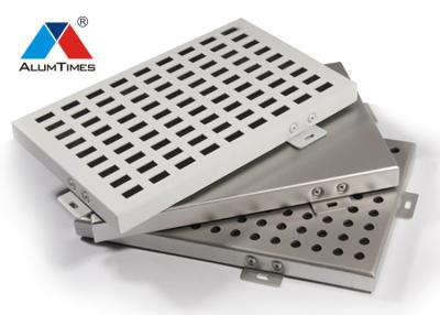 China Ral Color Aluminum Perforated Metal Screen Sheet 1.5-6mm for Public Buildings for sale
