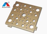 China Ral Color Aluminum Perforated Metal Screen Sheet 1.5-6mm for Public Buildings for sale