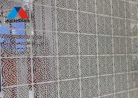 China Architectural Custom Perforated Aluminum Sheet Fireproof Contemporary Style for sale