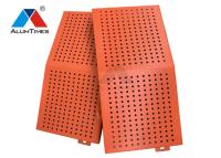 China Decorative Engraved Aluminum Perforated Panel 3mm PVDF Coating for Exterior Wall Cladding for sale
