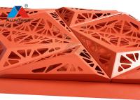China 3D Aluminium Perforated Panel For Wall Facade Decoration OEM for sale