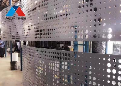 China Anti Corrosion Perforated Aluminium Sheet Wall Panel 2.0mm 2400mm for Bank Decoration for sale