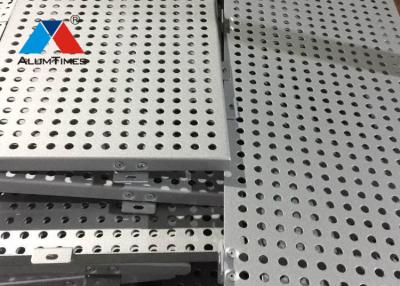 China Exterior Decorative Aluminium Perforated Panel for Metro Station Hotel Airport 2mm Thickness for sale