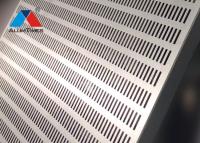 China Exterior Decorative Aluminium Perforated Panel for Metro Station Hotel Airport 2mm Thickness for sale