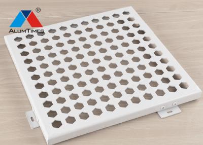 China Recyclable Aluminum Perforated Panel 2mm Thickness Exterior Decorative Mesh for Building Facade for sale