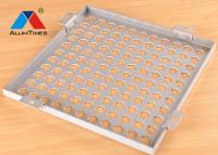 China Recyclable Aluminum Perforated Panel 2mm Thickness Exterior Decorative Mesh for Building Facade for sale
