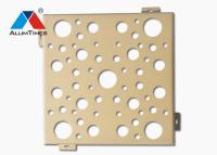 China Aluminium Decorative Perforated Metal Panels 1.5mm 3.0mm for Office House Decoration for sale