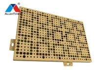 China Fire Resistant Perforated Aluminum Wall Panel 2.0mm 3.0mm Thickness PVDF Coating for sale