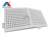 China Anti Corrosion Aluminium Perforated Panel 0.7mm Custom Exterior Wall Cladding for sale