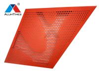 China Recyclable Aluminum Perforated Facade Panels RAL Color 2mm Thickness Custom Sizes for sale