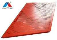 China Recyclable Aluminum Perforated Facade Panels RAL Color 2mm Thickness Custom Sizes for sale